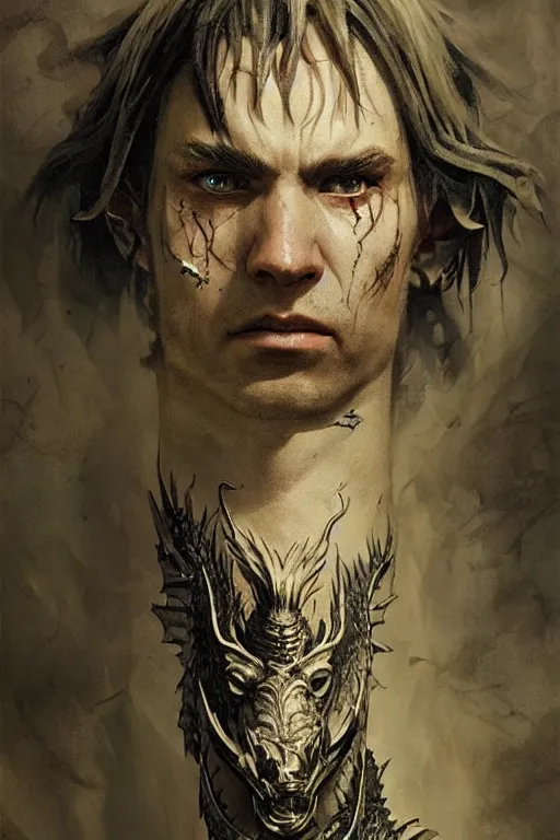 dragon, sorcerer, lord of the rings, tattoo, decorated | Stable ...