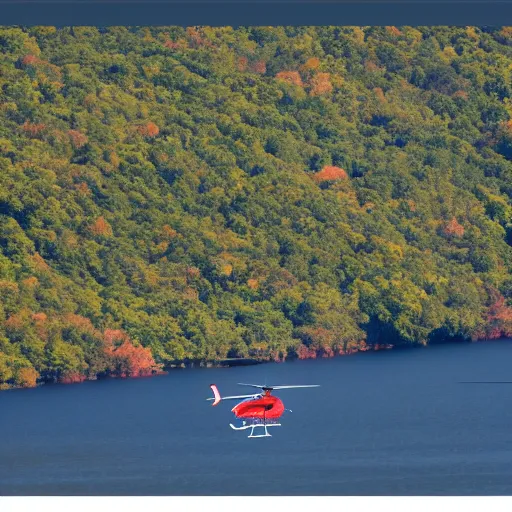 photograph of a helicopter flying over the hudson | Stable Diffusion ...
