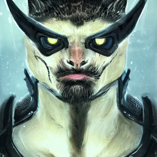 Portrait of a humanoid feline man by Greg Rutkowski, | Stable Diffusion ...