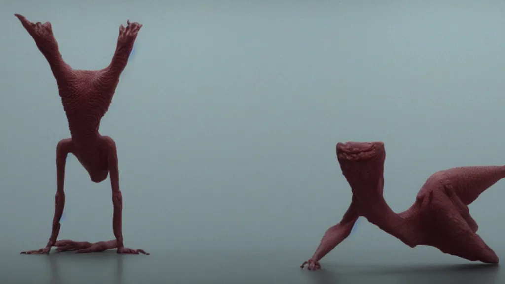 a strange creature sits on the ceiling, film still | Stable Diffusion ...