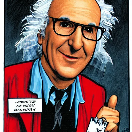 larry - david as the angel of death comic - con comic | Stable ...