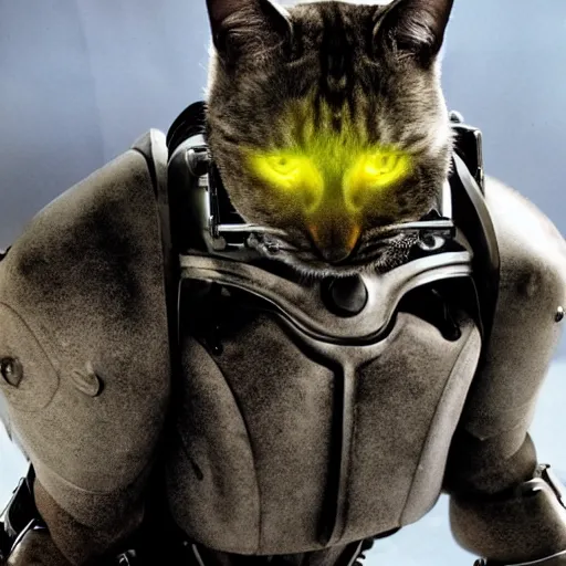 still of a humanoid with cat-like features, yellow | Stable Diffusion ...