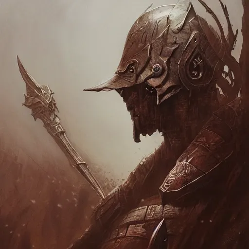 warrior concept, beksinski, age of sigma art, ruan | Stable Diffusion ...