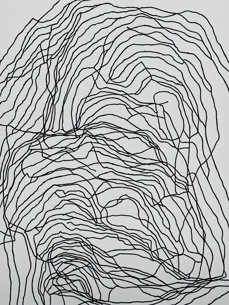 minimalist elegant continuous line drawing of mountain | Stable ...