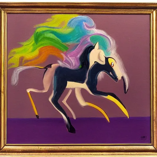 an oil painting of My Little Pony by Francis Bacon | Stable Diffusion ...