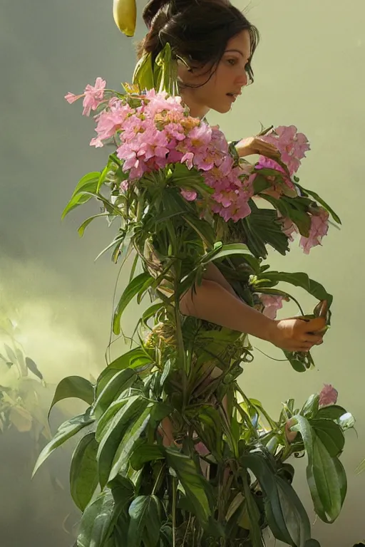 ultra realistic illustration, banana plants drawing | Stable Diffusion ...