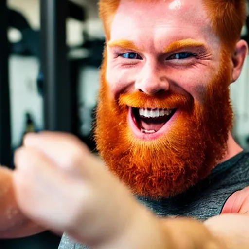 8 5 mm selfie of a muscular hairy bearded attractive | Stable Diffusion