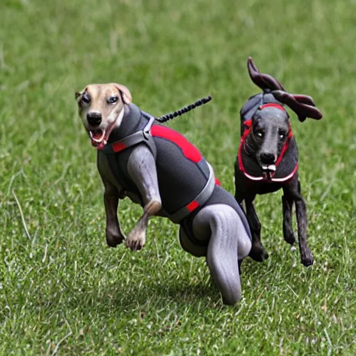 ant-man versus greyhound dog | Stable Diffusion | OpenArt