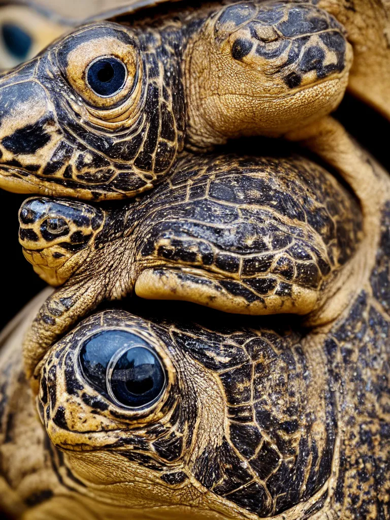 portrait photograph of a turtle with the face of neil | Stable Diffusion
