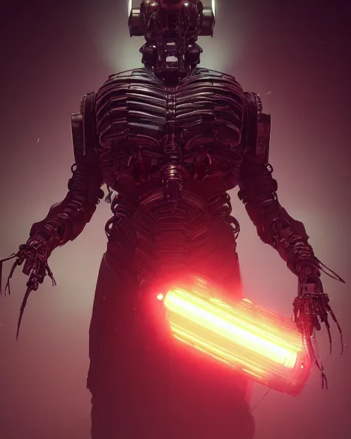 a dark sci fi horror quarter - length portrait of a | Stable Diffusion ...