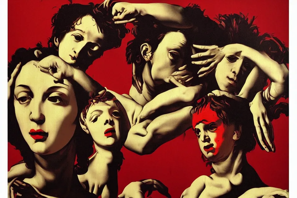 Caravaggio Renaissance Supernatural Horror Painting | Stable Diffusion ...