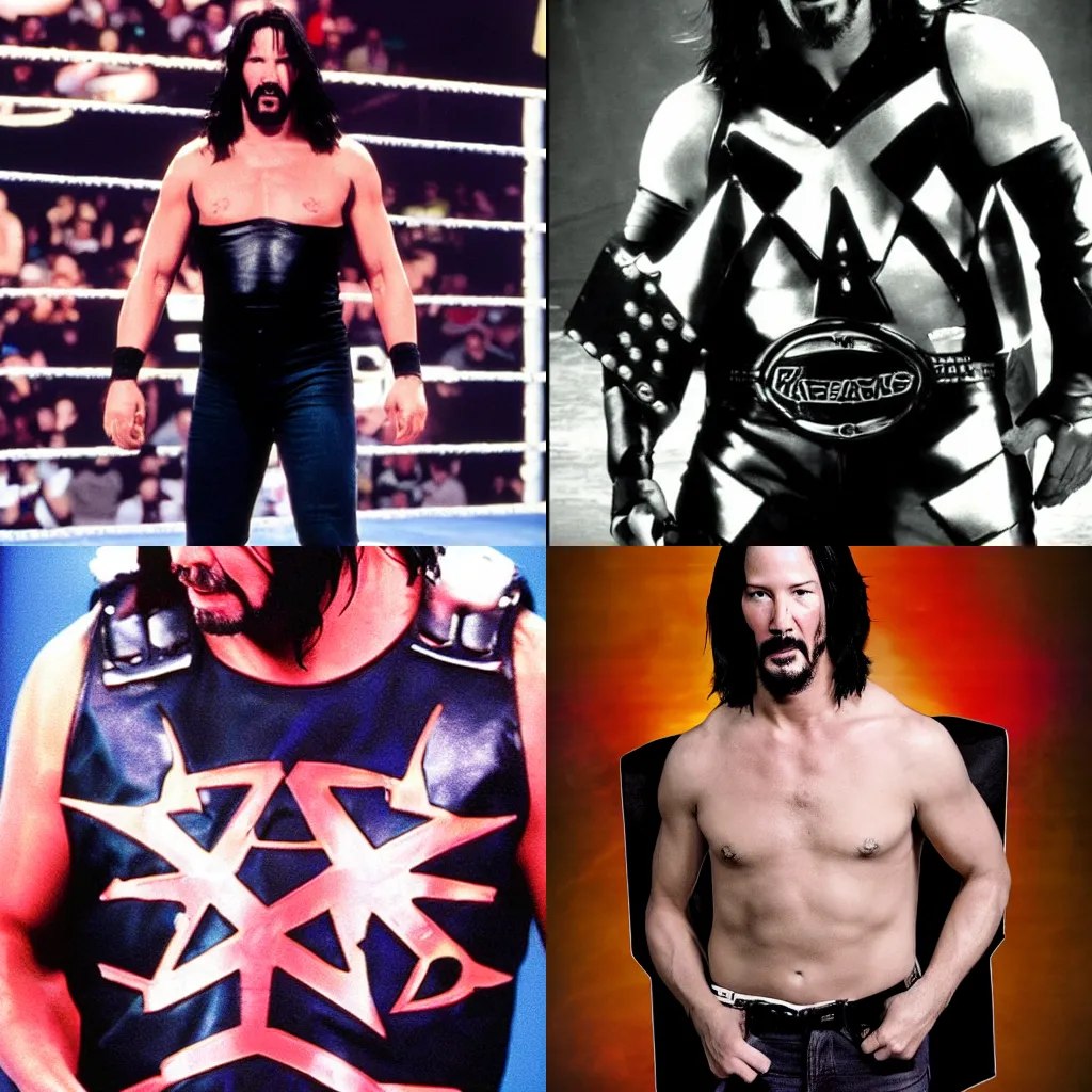 keanu reeves as wwe xpac, ultra realistic, | Stable Diffusion