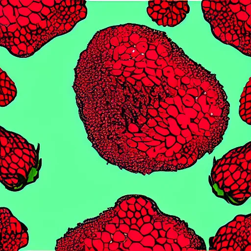 pop art of a raspberry | Stable Diffusion | OpenArt