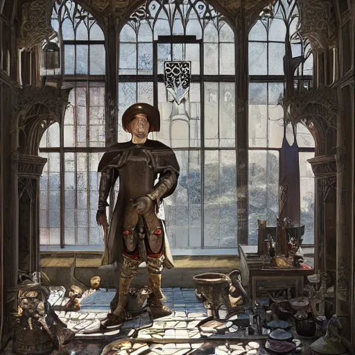 portrait of Dennis hopper as a devious medieval lord | Stable Diffusion ...