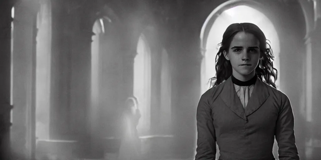Film still of Emma Watson as Hermione Granger. | Stable Diffusion | OpenArt