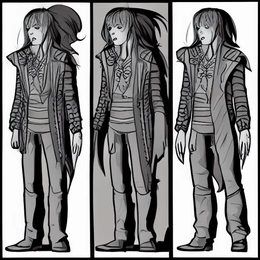 friendly vampire, character sheet | Stable Diffusion | OpenArt