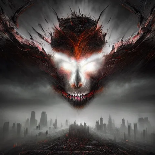 I am anti-life. The Beast of Judgement. The dark at | Stable Diffusion