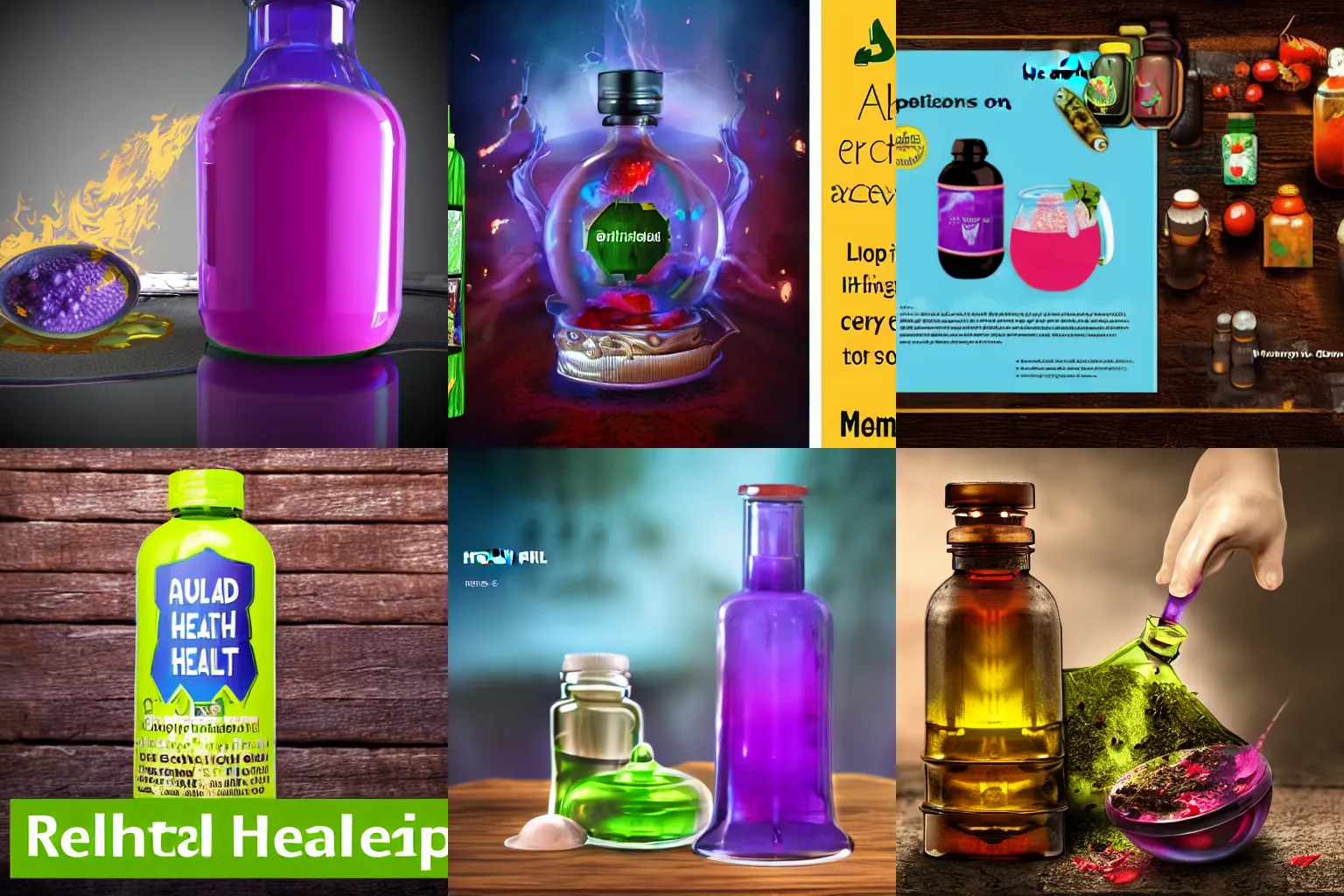 an advertisement photo for a real life health potion | Stable Diffusion ...