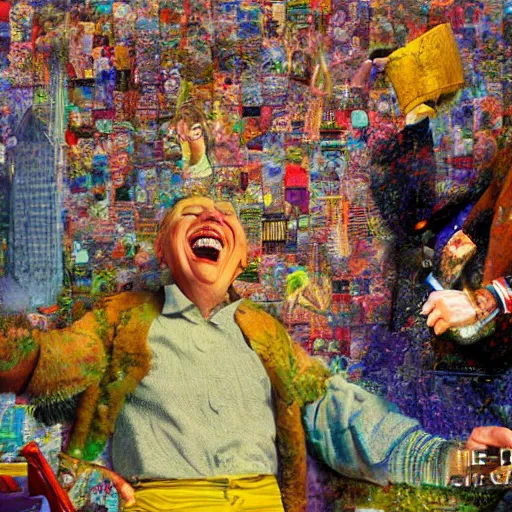 laughing your head off, surreal, 8K, 4K, digital art, | Stable ...