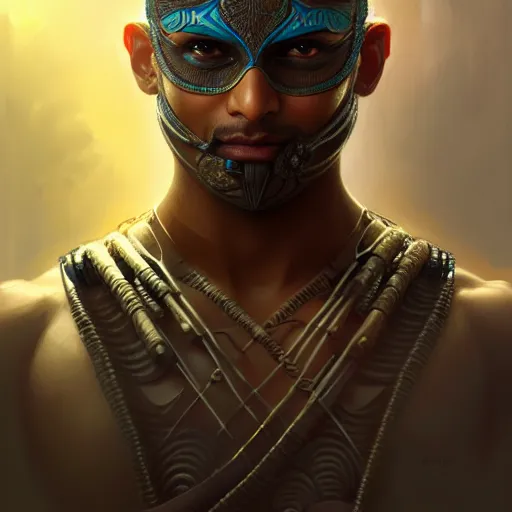 ultra realistic illustration, an indian male cyborg | Stable Diffusion ...