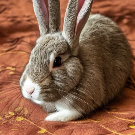 photograph of a bunny rabbit in shining knight's armor. | Stable ...