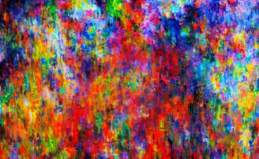 abstract impressionistic painting of procrastination, | Stable ...