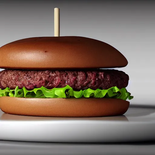 A Burger made by HowToBasic, Realistic, HDR, Clear | Stable Diffusion ...