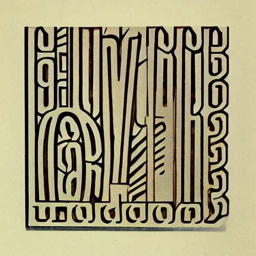 a 1960s wallpaper design of the repeating letters 'GM' | Stable ...