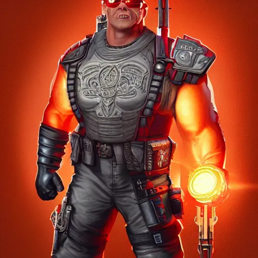 full body shot of Duke Nukem 3D, handsome, | Stable Diffusion | OpenArt