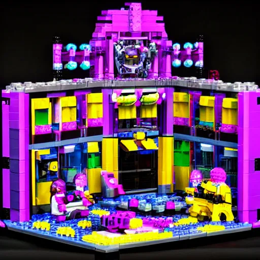 trance festival lego set, dramatic lighting | Stable Diffusion