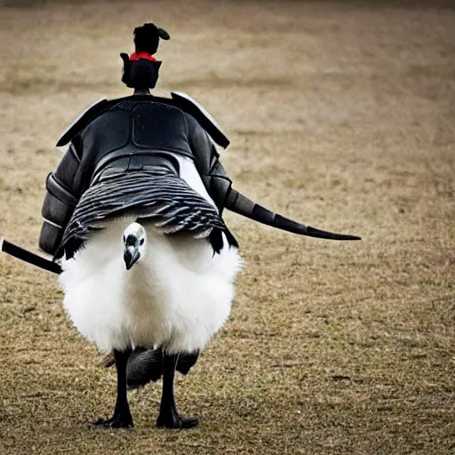 Putin Riding A Goose