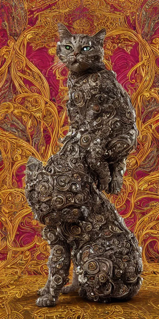 a photo - real delicate sculpture of an ornate | Stable Diffusion | OpenArt