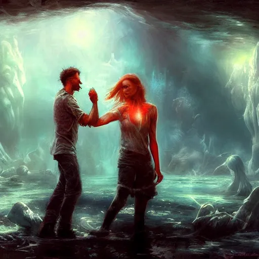 hold my hand in the abyss by raymond swanland, highly | Stable ...