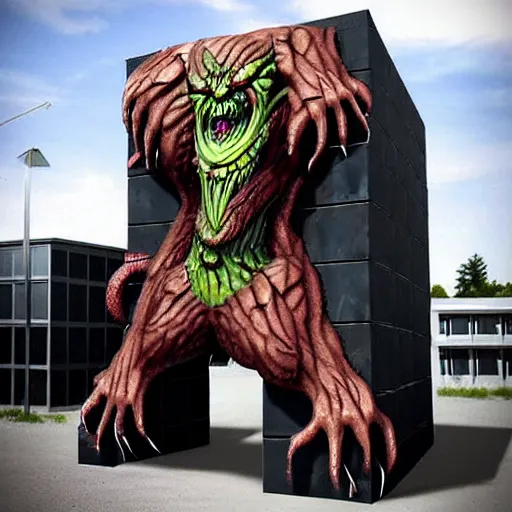 monster fusion with a wall | Stable Diffusion | OpenArt
