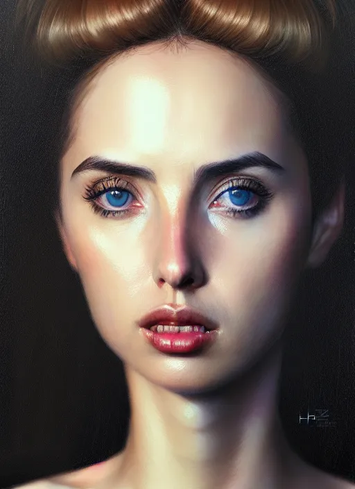 hyper realistic zoomed out portrait of ana de armas | Stable Diffusion ...