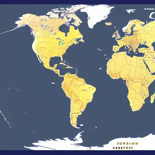 The Most Accurate World Map Projection Stable Diffusion
