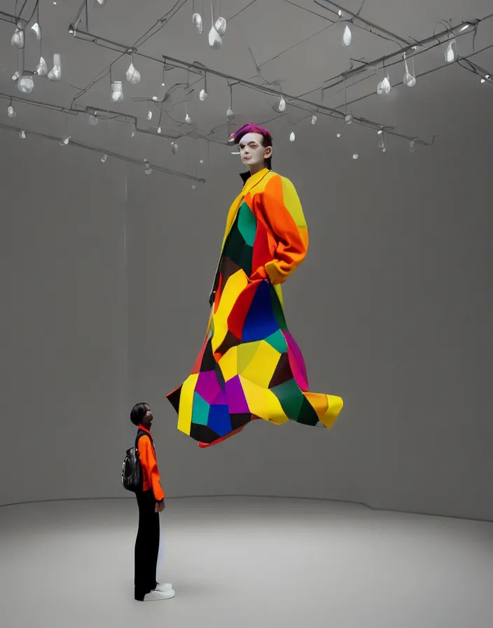 high fashion close - up of a lone model posing | Stable Diffusion | OpenArt