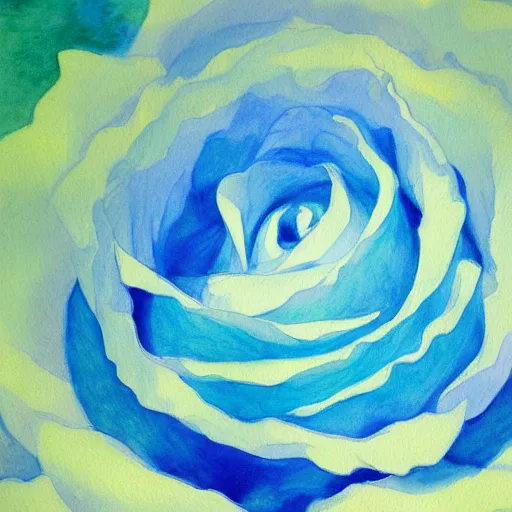 close view of a cyan rose, very bright lighting, | Stable Diffusion ...