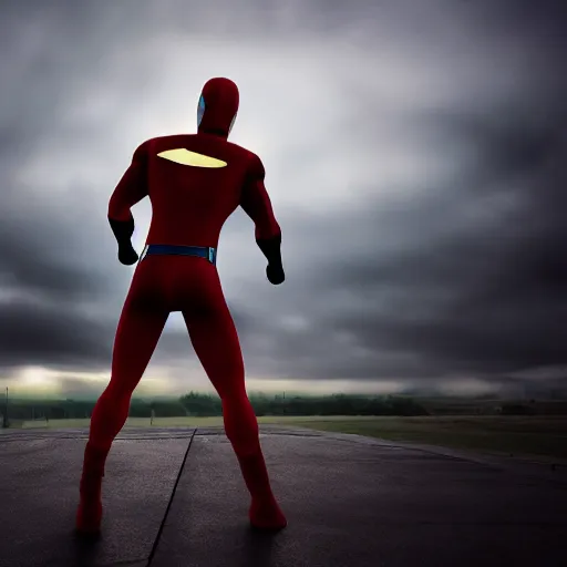 Pim the superhero, epic pose, cinematic, spotlight, 8k | Stable Diffusion