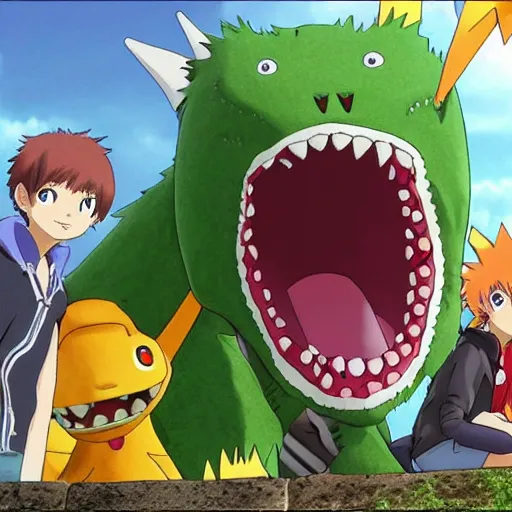 digimon starwars! dream the moon with a big mouth | Stable Diffusion ...