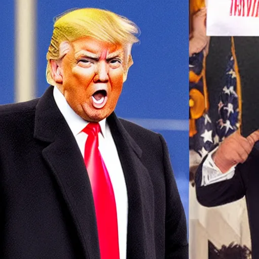 donald trump with long beard and mustache | Stable Diffusion | OpenArt