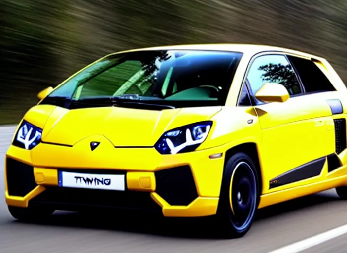 A Lamborghini Twingo | Stable Diffusion | OpenArt