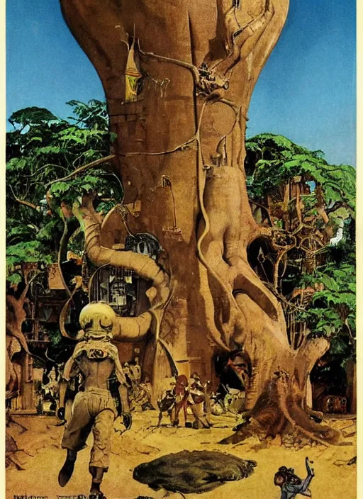 5 0 s pulp scifi fantasy illustration of an alien | Stable Diffusion ...