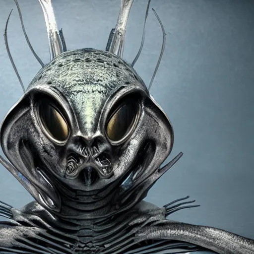 alien rabbit in the space by HR giger, octane render, | Stable Diffusion