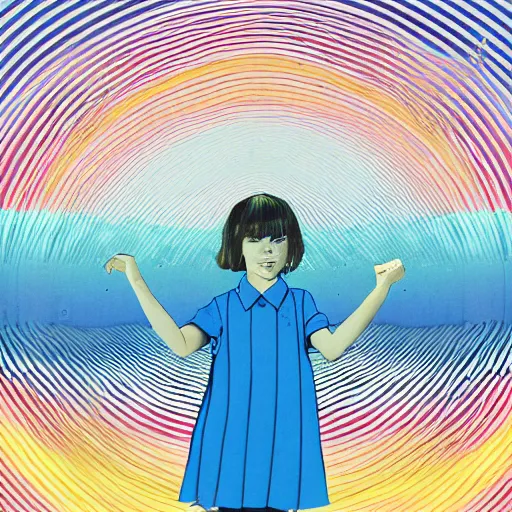 Installation Art A Young Girl Stands In The Center Of Stable installation-art-a-young-girl-stands-in-the-center-of-stable