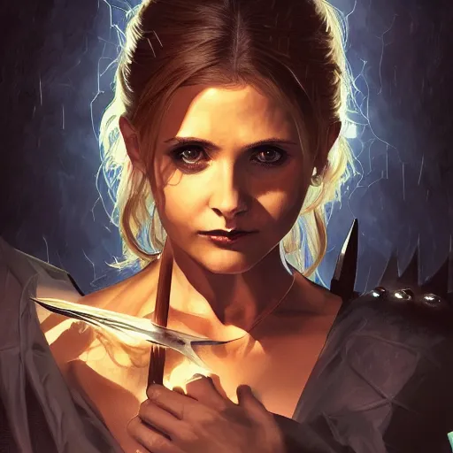 A detailed picture of Buffy the Vampire Slayer driving | Stable ...