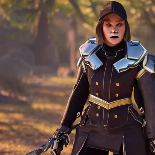 film still of Ashe from the live action Overwatch | Stable Diffusion ...