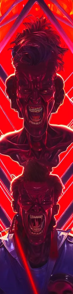 The Terminator laughing maniacally , sharp focus, | Stable Diffusion ...