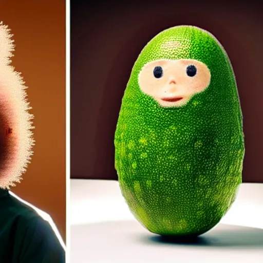 an humanoid avocado that looks like bob ross on a | Stable Diffusion ...