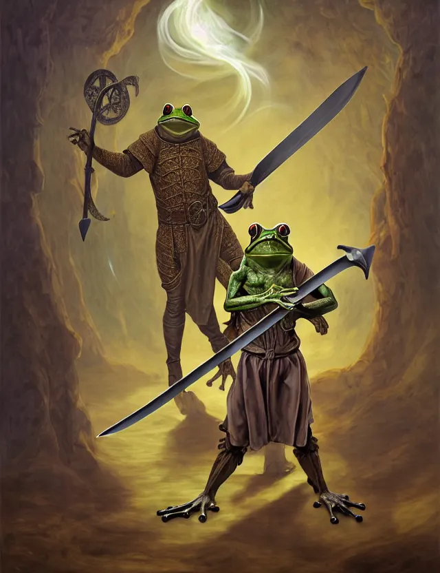 anthropomorphic bipedal frog that is dressed as a | Stable Diffusion ...